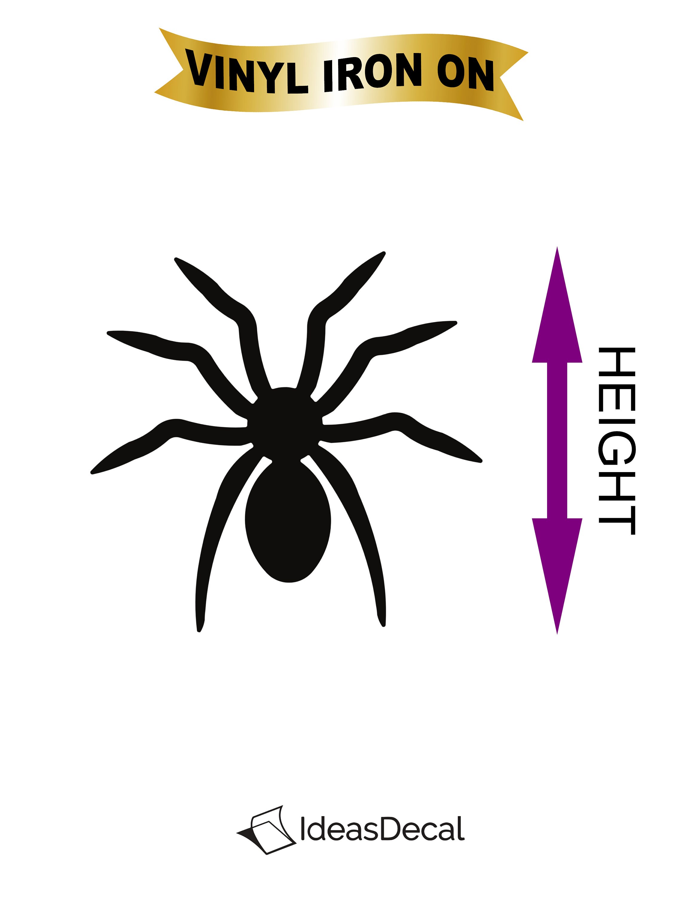 Spider Iron on Heat Transfer Vinyl Halloween Costume Ideas - Etsy