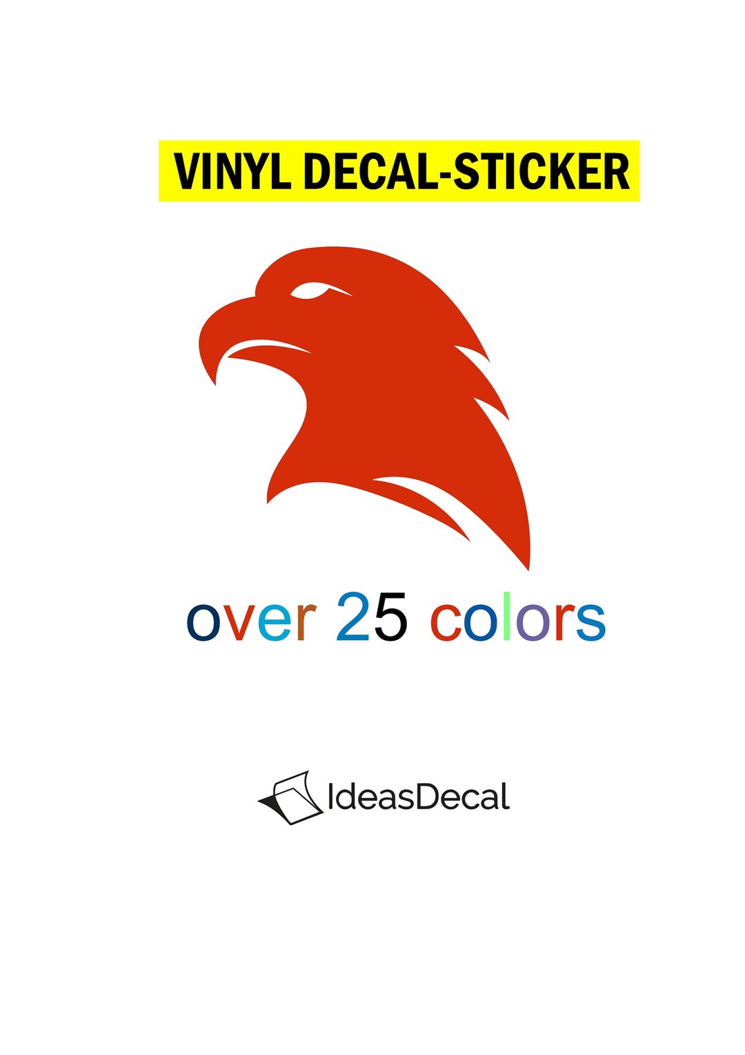 Eagle Head Decal Sticker - Wild Life - Etsy