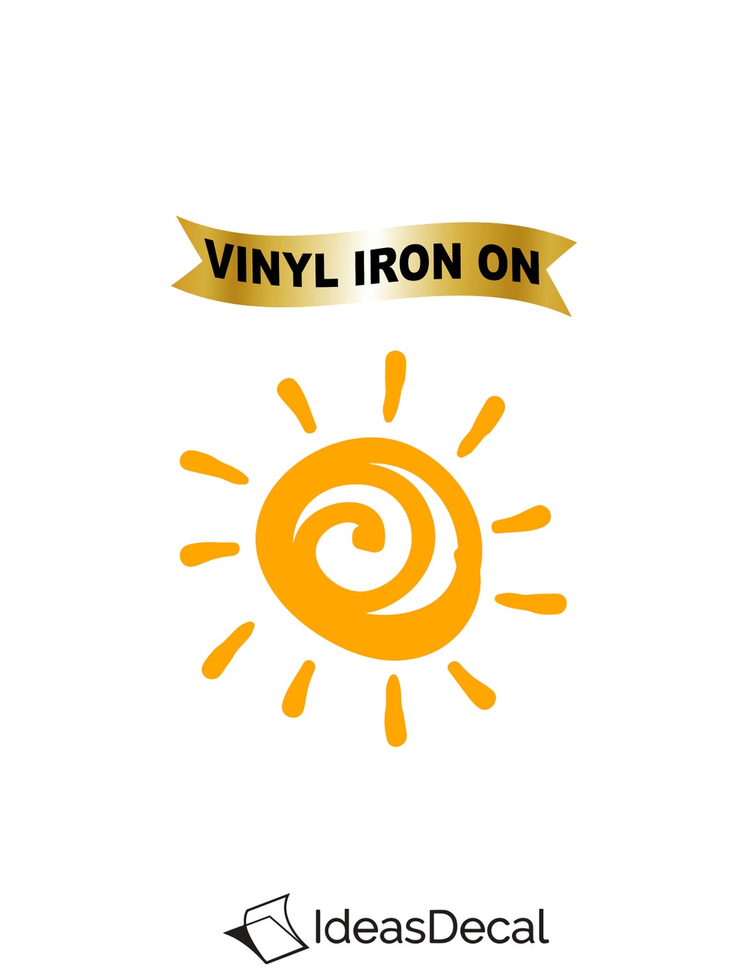 Sun Iron on Decals on Heat Transfer Vinyl Infant Gift - Etsy