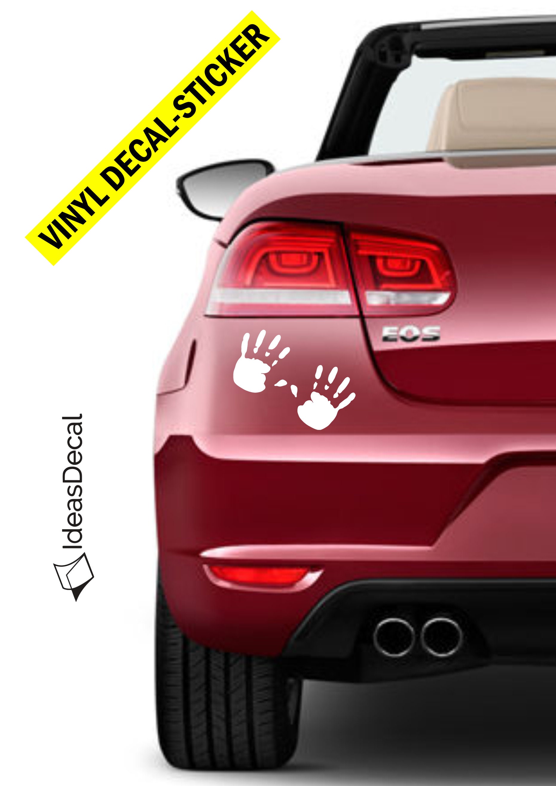 Handprints Vinyl Decal Sticker Baby Hands sales in Pairs - Etsy