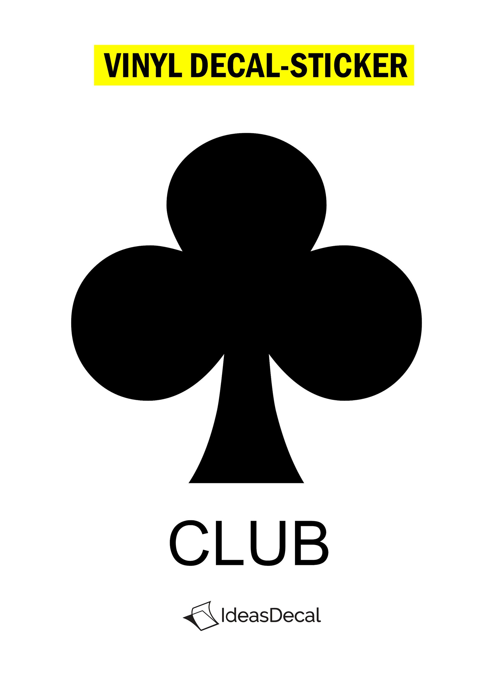 Poker Cards Vinyl Decal Sticker Spade Club Diamond or Heart - Etsy