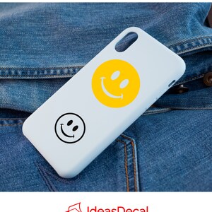 Happy Face Vinyl Decal Sticker Smiley Symbol Emoticons Emojis - Etsy