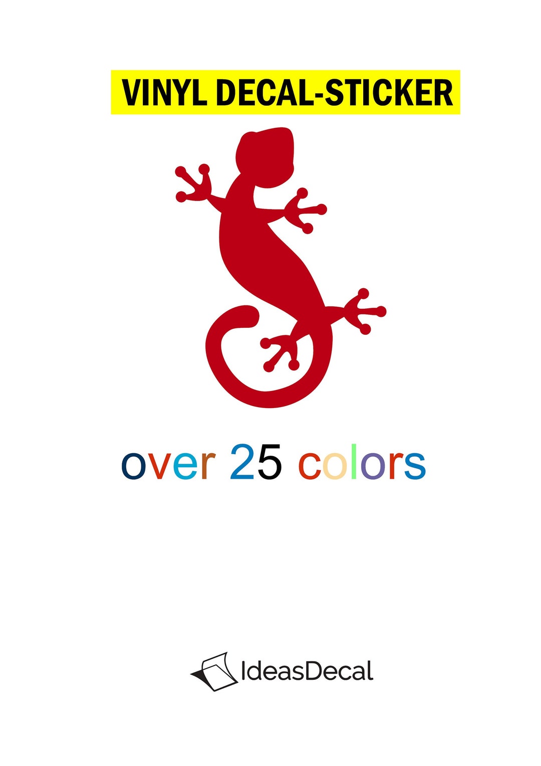 Iguana Vinyl Decal Sticker Animal Lover - Etsy