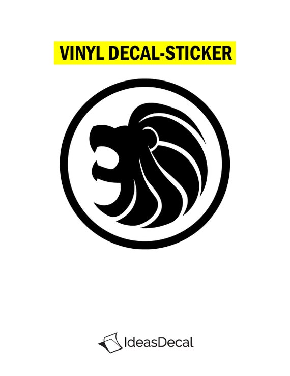 Leo Vinyl Decal Sticker Zodiac Signs | Etsy