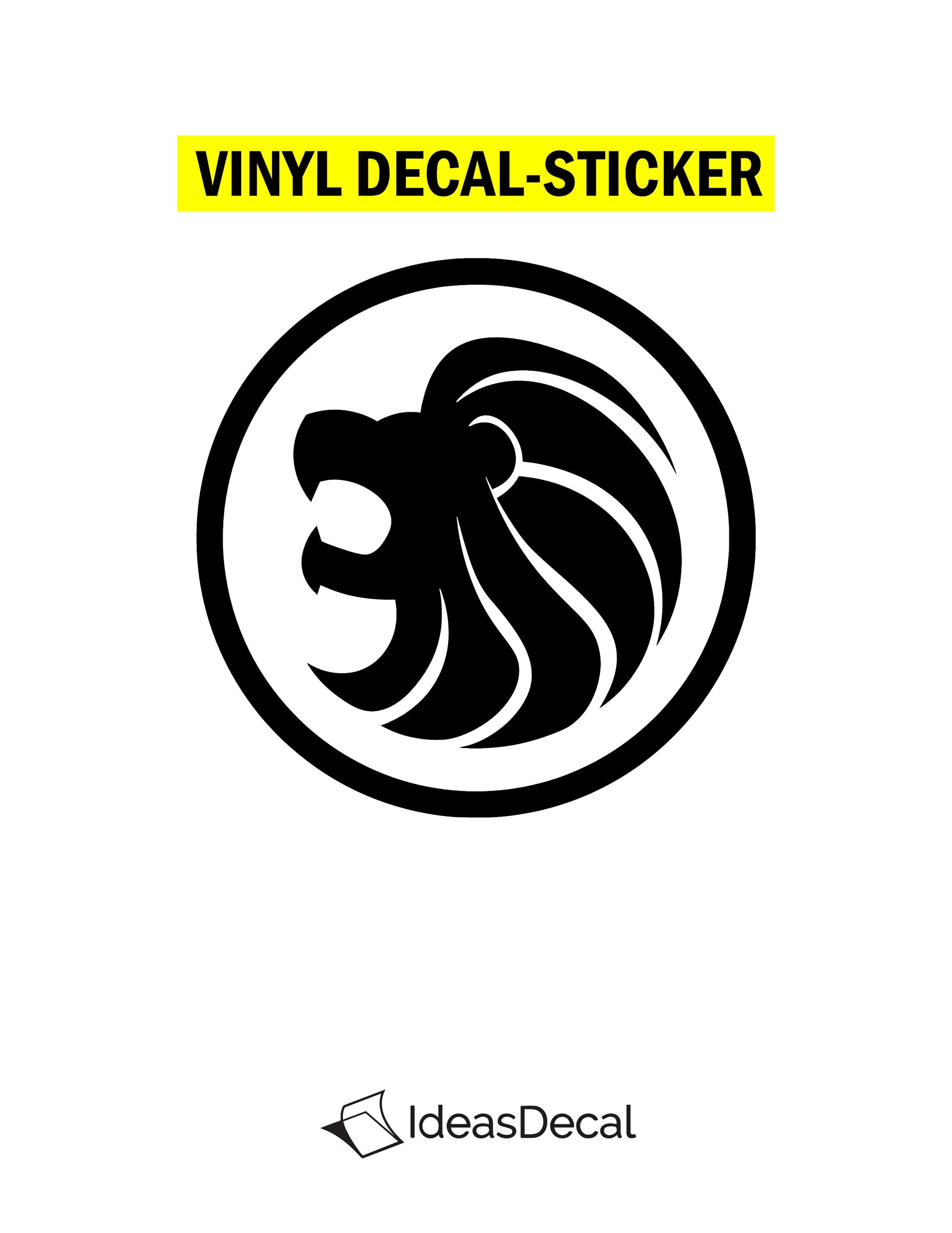 Leo Vinyl Decal Sticker Zodiac Signs - Etsy