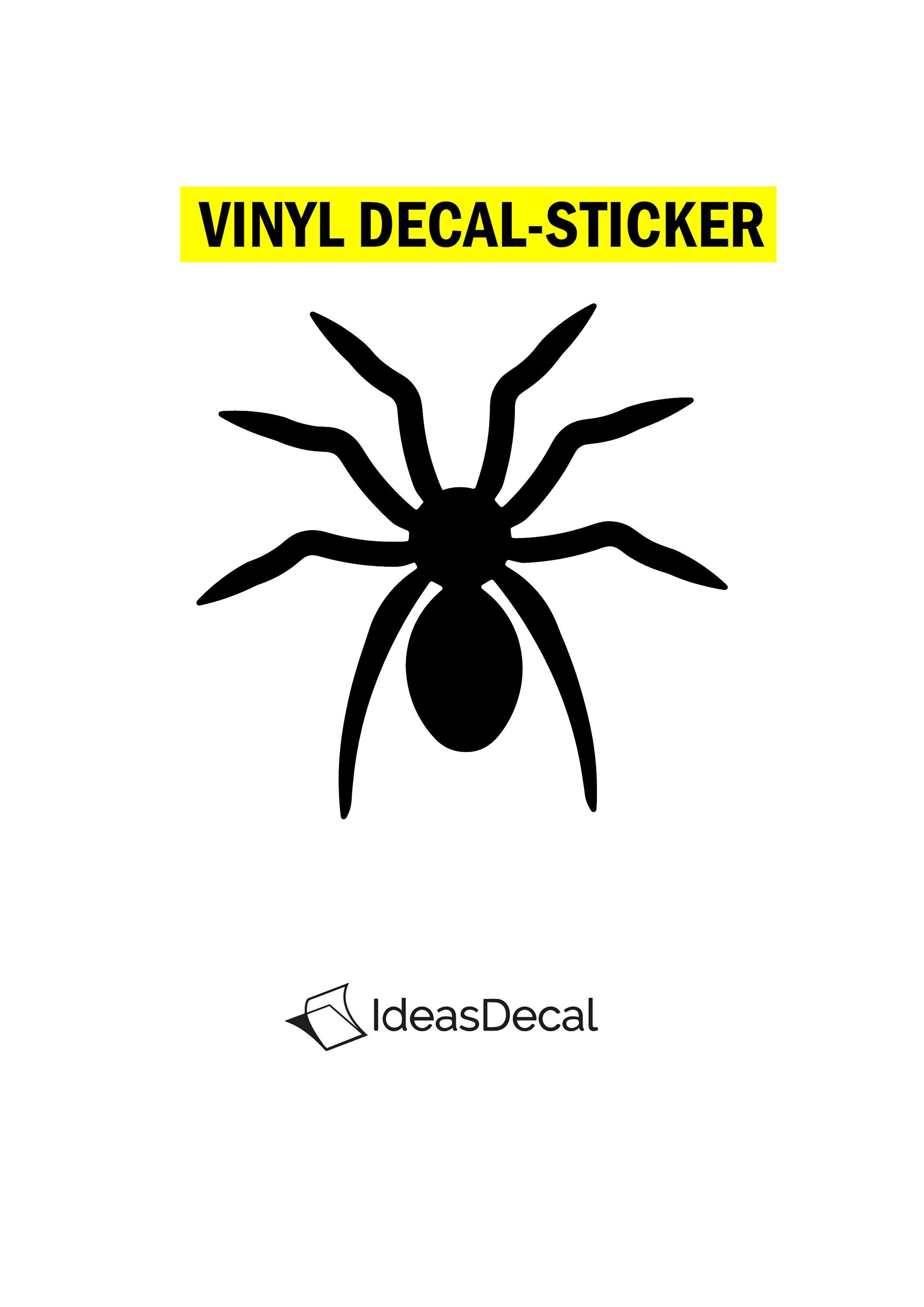 Spider Vinyl Decal Sticker Animal Life - Etsy