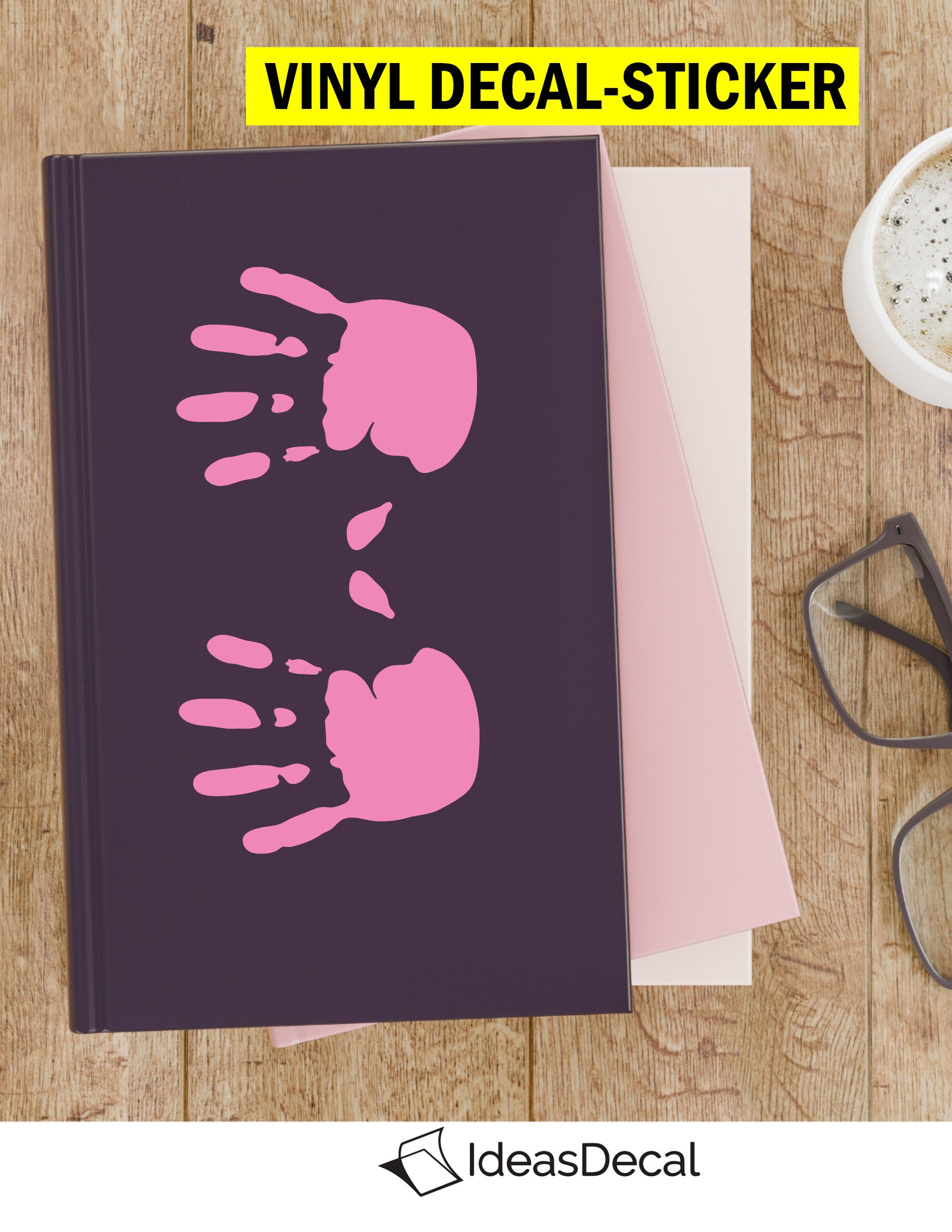 Handprints Vinyl Decal Sticker Baby Hands sales in Pairs - Etsy