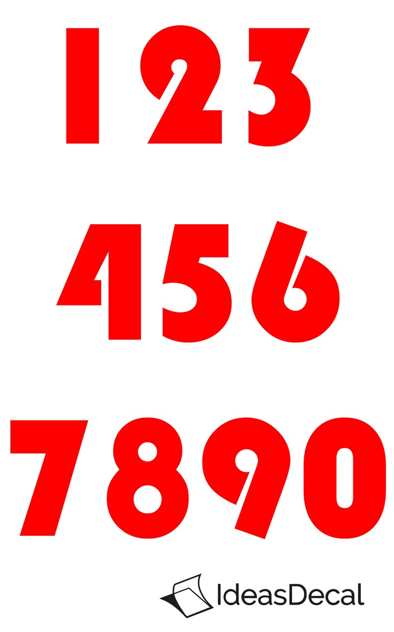 Iron on Letters Numbers Names Custom Text From 1 to 10 - Etsy Canada