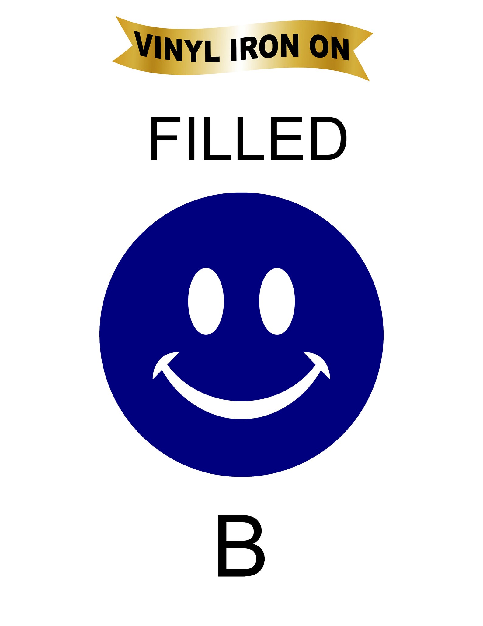 Happy Face Iron on Smiley Heat Transfer Vinyl Emoticons Emojis - Etsy