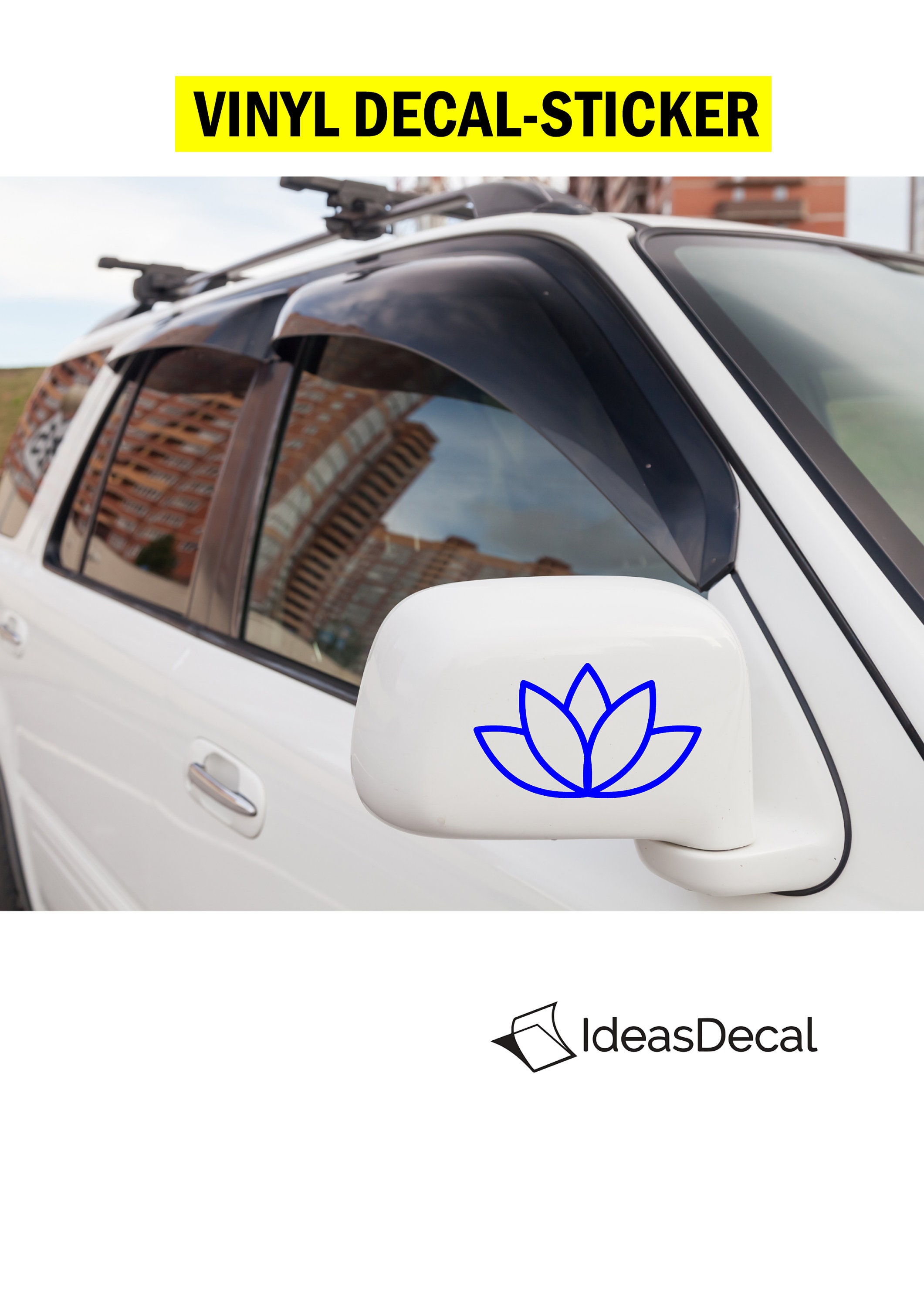 Lotus Flower Vinyl Decal Sticker Meditation Life - Etsy