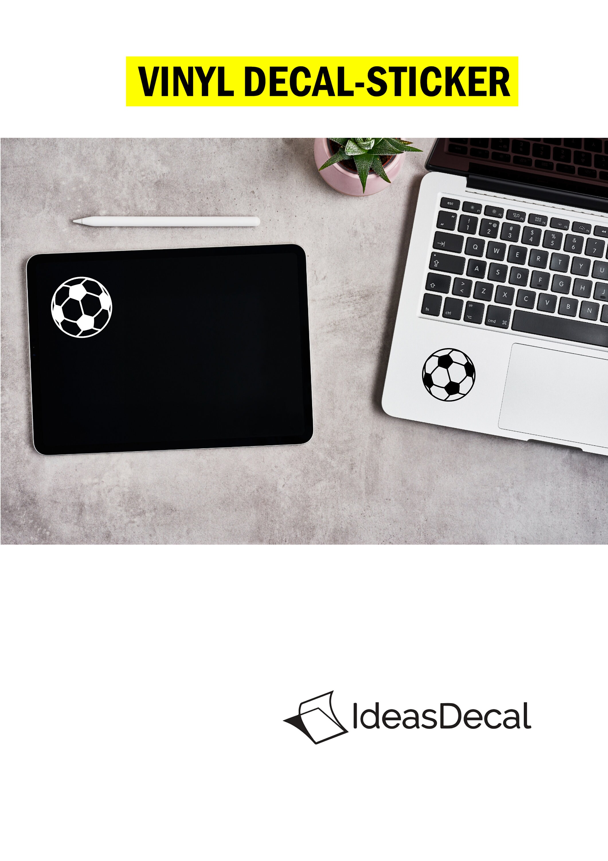 Soccer Ball Vinyl Decal Sticker Sport Life - Etsy