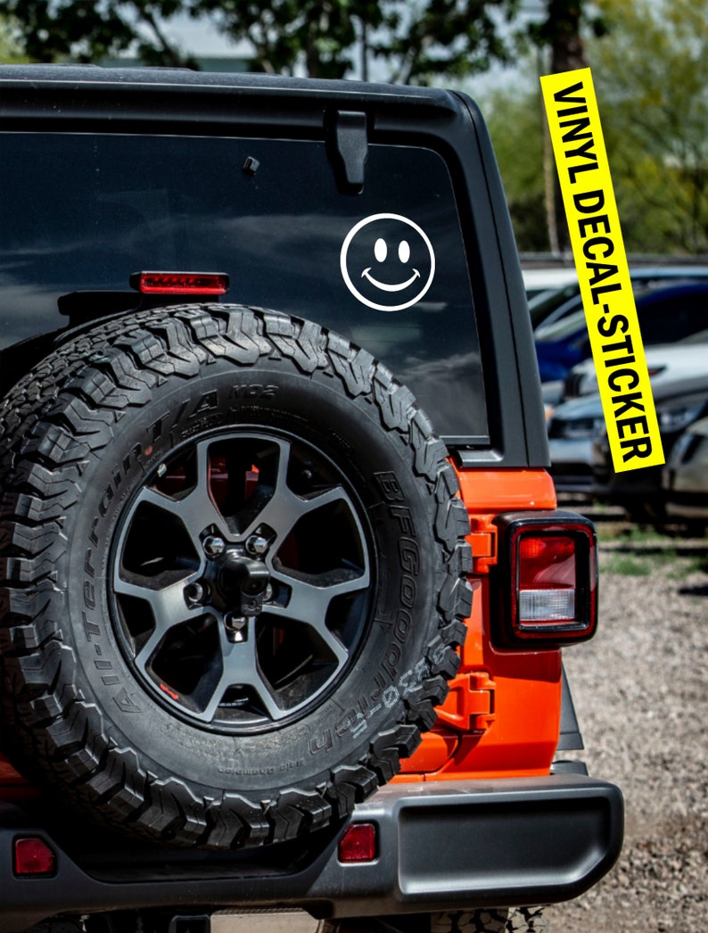 Happy Face Vinyl Decal Sticker Smiley Symbol Emoticons Emojis - Etsy