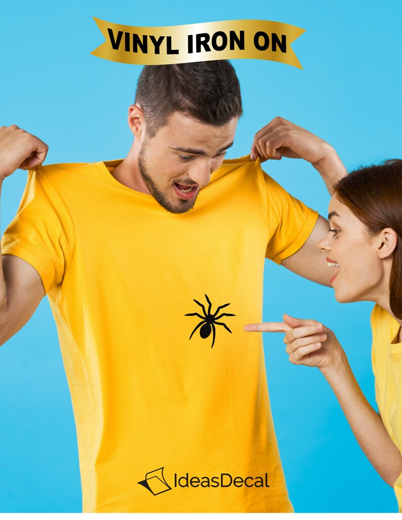 Spider Iron on Heat Transfer Vinyl Halloween Costume Ideas - Etsy