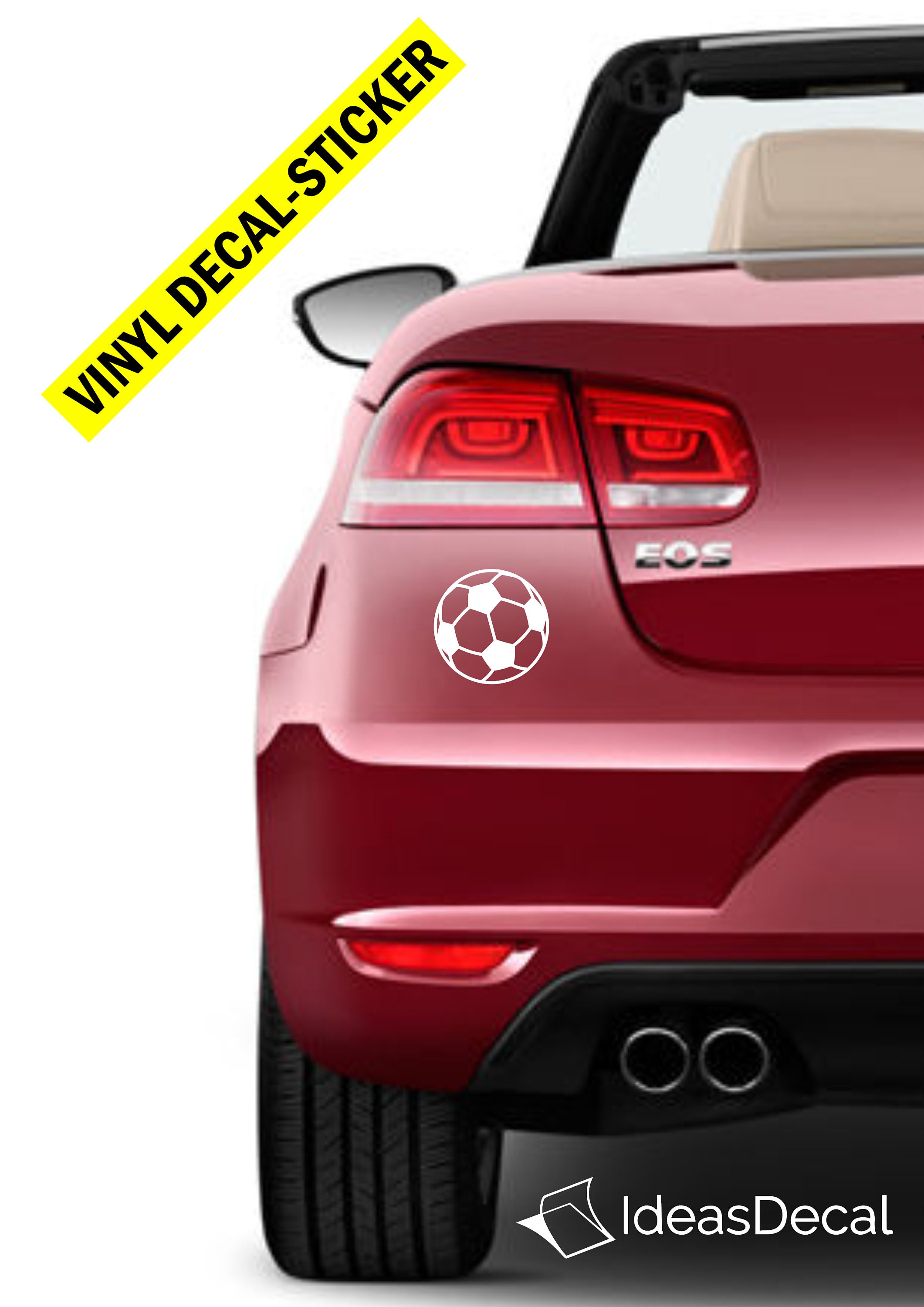 Soccer Ball Vinyl Decal Sticker Sport Life - Etsy