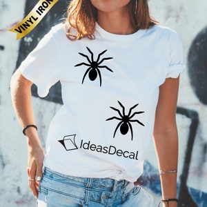 Spider Iron on Heat Transfer Vinyl Halloween Costume Ideas - Etsy
