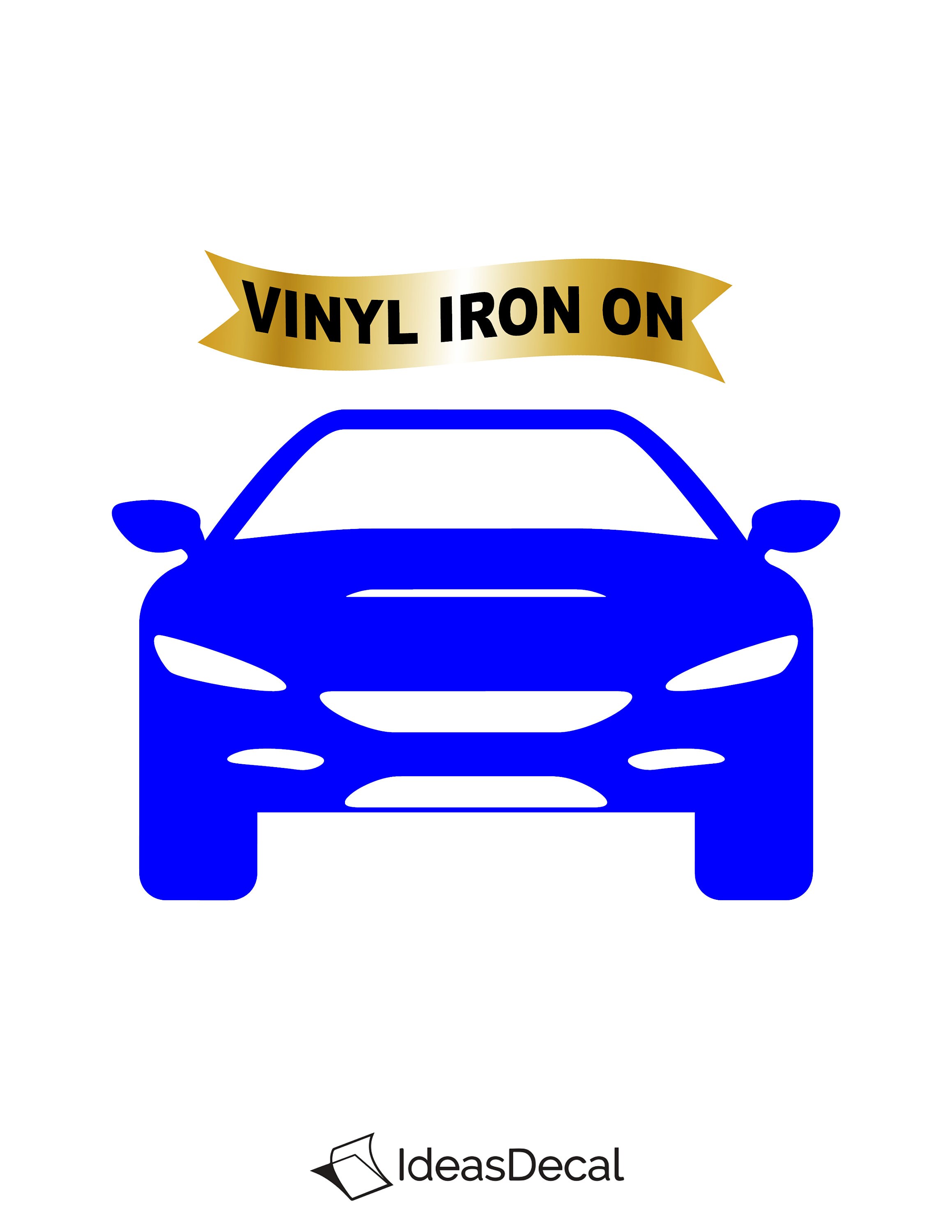 Car Iron on Decals on Heat Transfer Vinyl - Etsy