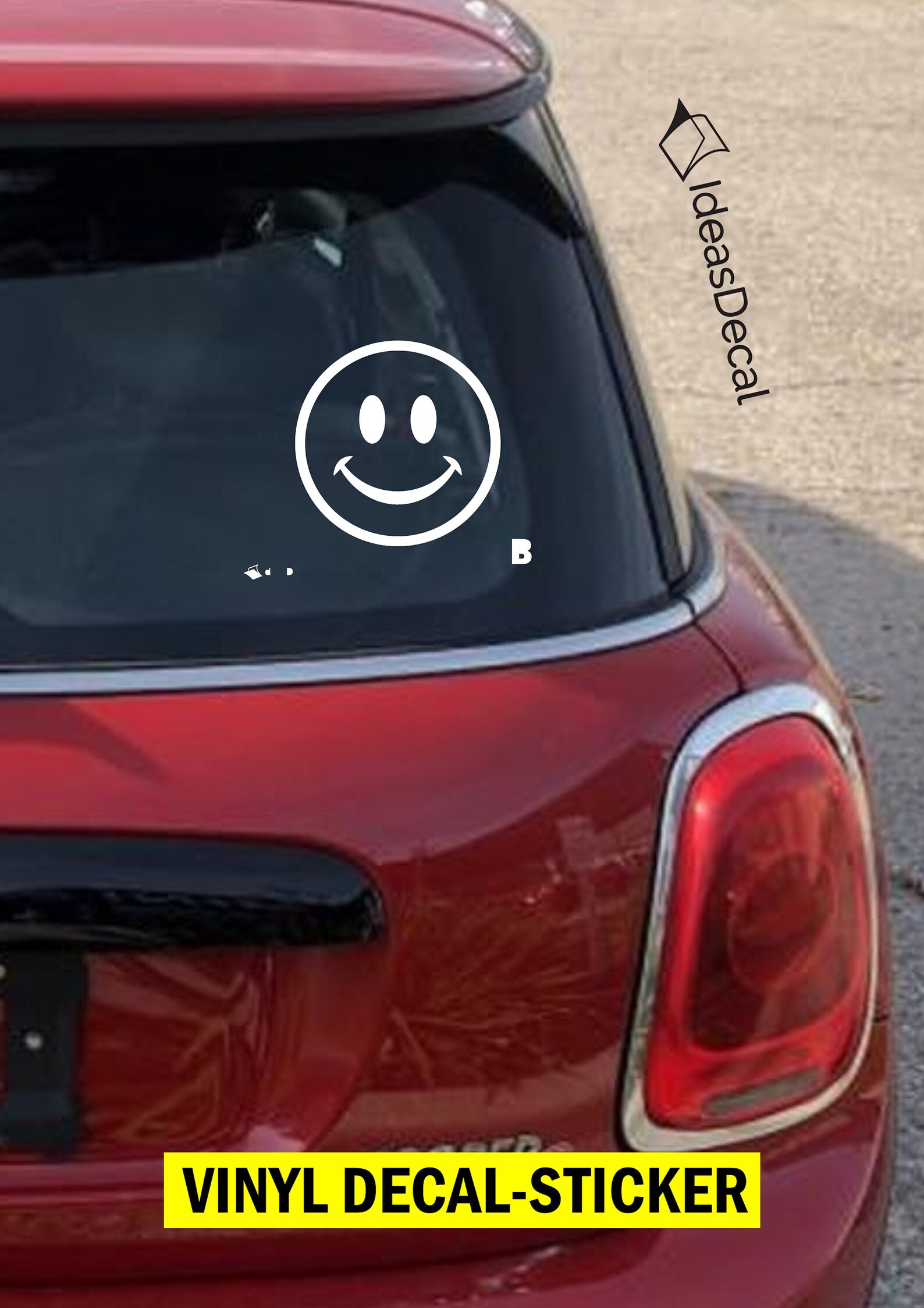 Happy Face Vinyl Decals Sticker Emoticons Emojis Symbols - Etsy