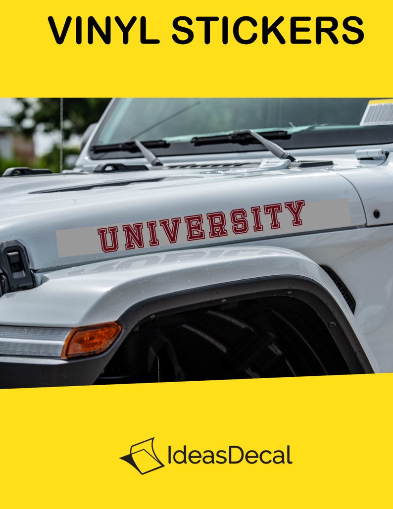 Varsity Letters and Number Vinyl Decal Sticker Sport Custom Names - Etsy