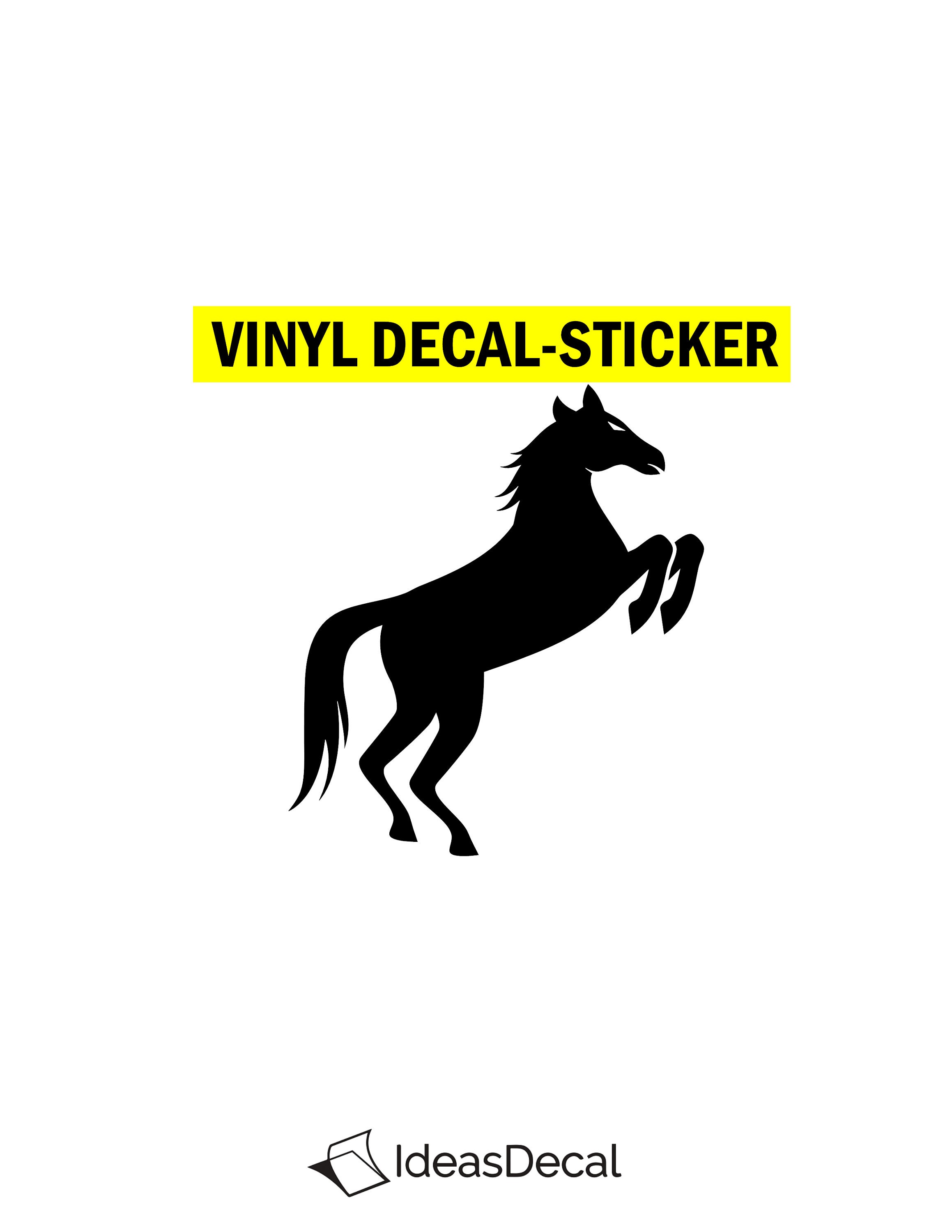 Horse Vinyl Decal Sticker Ranch Life - Etsy