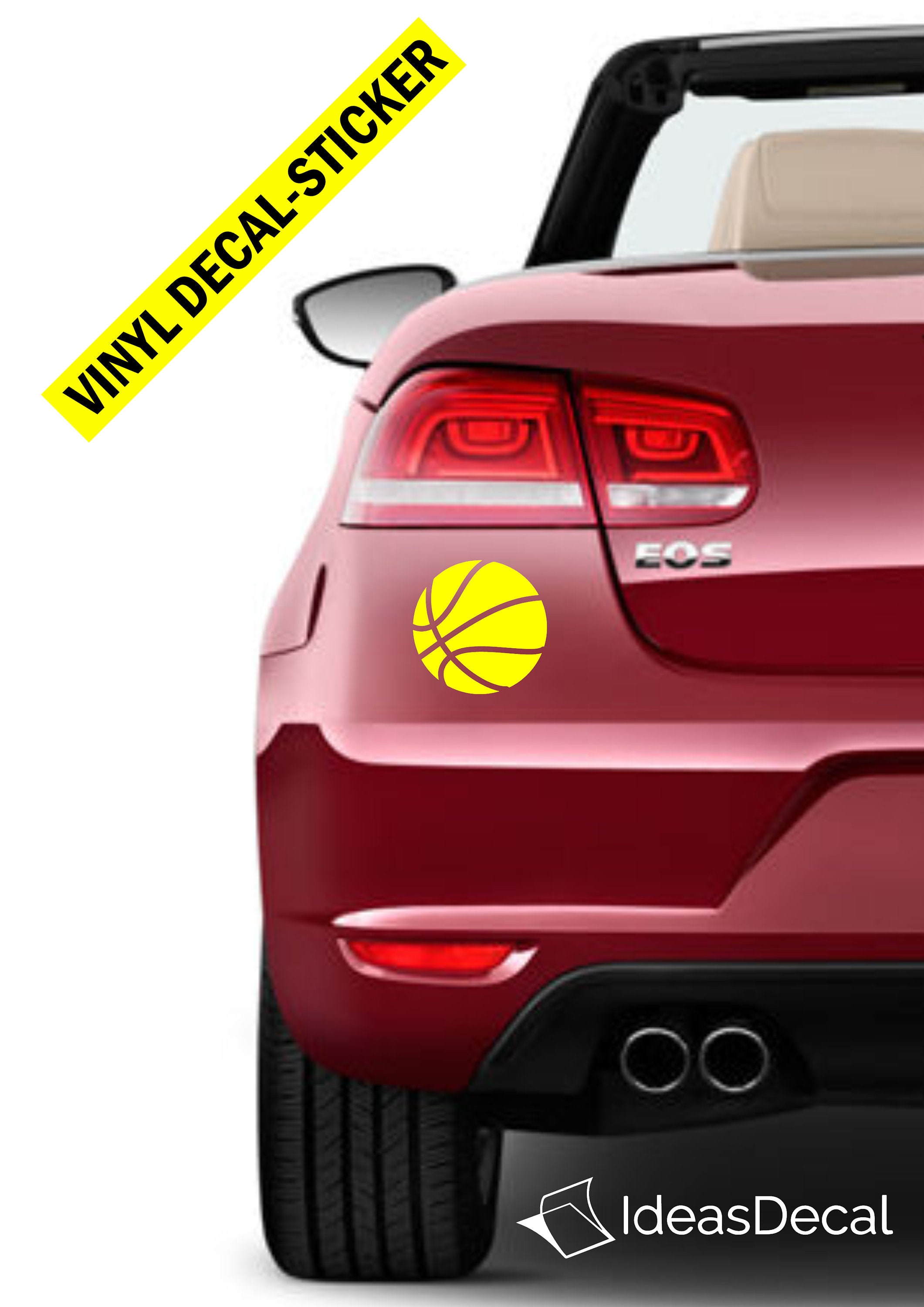 Basketball Vinyl Decal Sticker Sport Life - Etsy