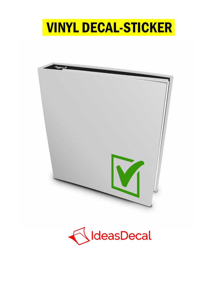 Check Mark Vinyl Decals Sticker Approved Correct - Etsy