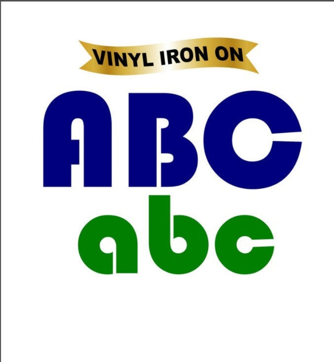 Iron on Letters, Numbers, Names, Custom Text From 1 to 10 Inch. Heat ...