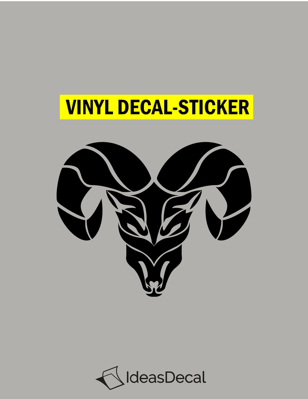 Aries Zodiac Symbols Vinyl Decal Sticker - Etsy