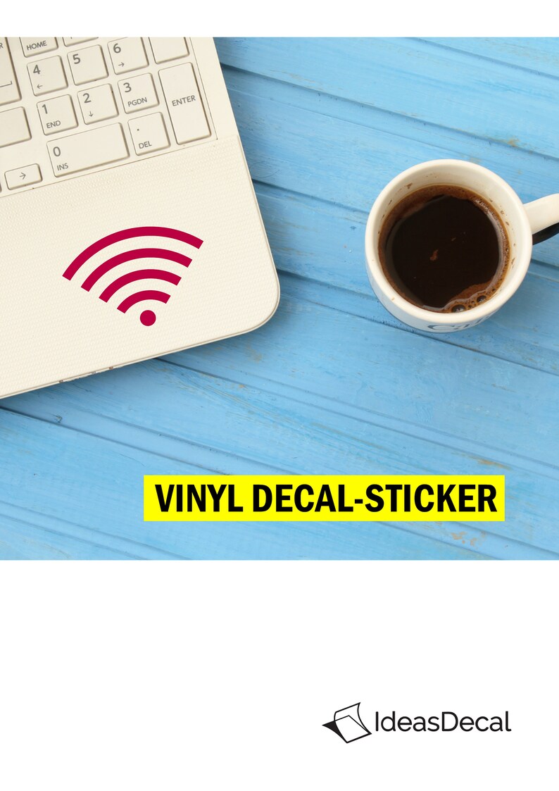 WIFI Vinyl Decals Sticker - Etsy