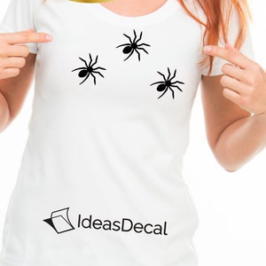 Spider Iron on Heat Transfer Vinyl Halloween Costume Ideas - Etsy