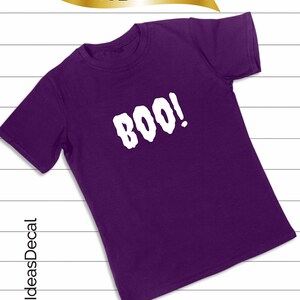 Iron on BOO Decal on Heat Transfer Vinyl - Etsy