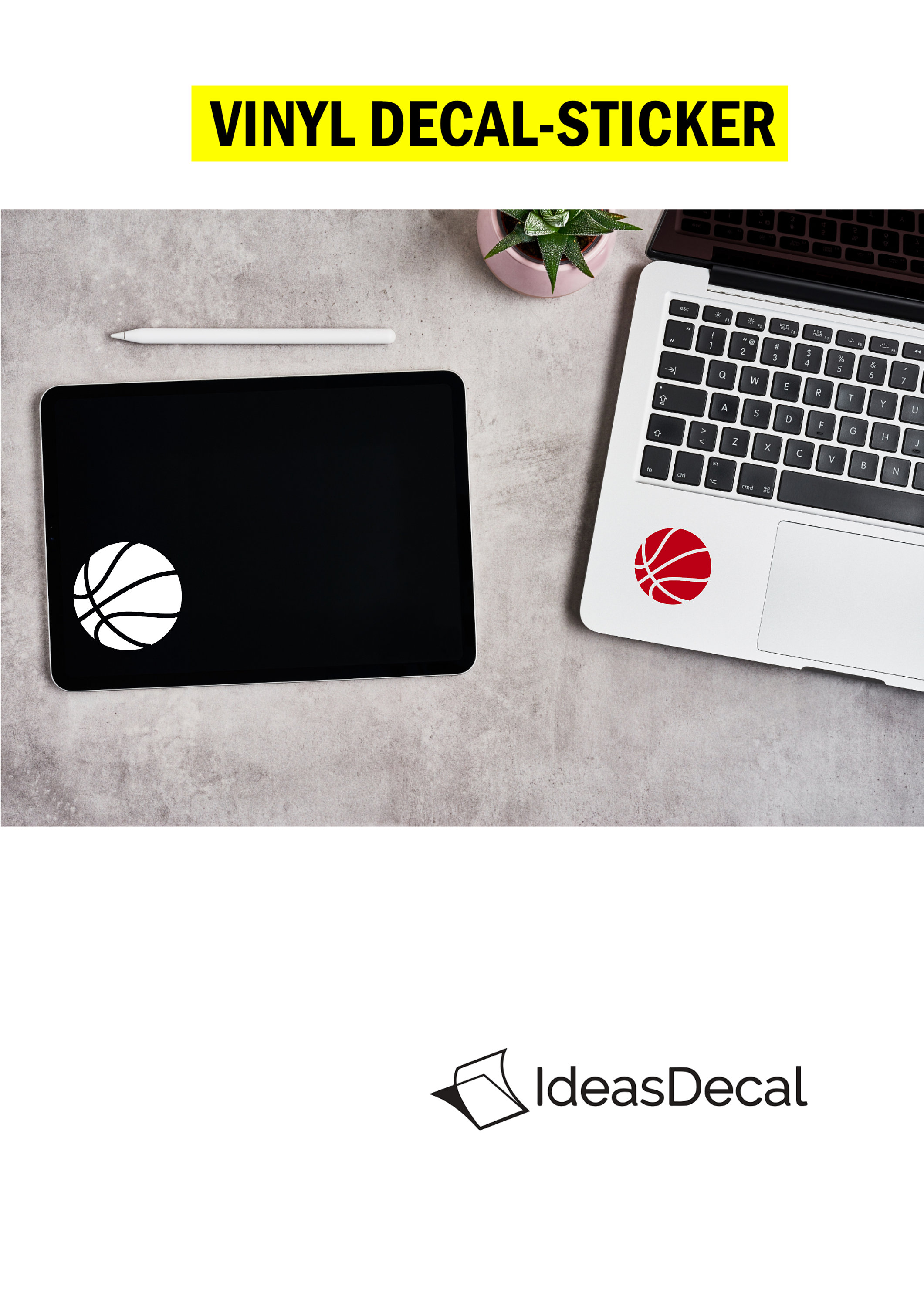 Basketball Vinyl Decal Sticker Sport Life - Etsy