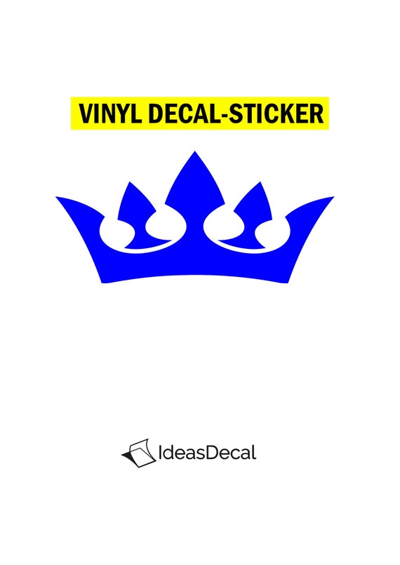 King Crown Vinyl Decals Sticker Royal Life - Etsy