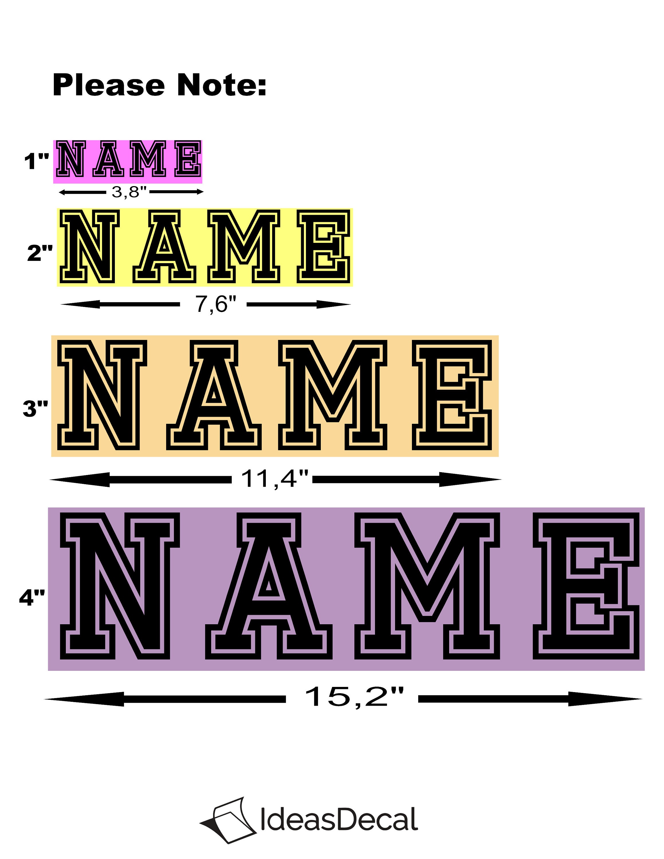 Jersey Name and Number Iron on Decals Custom Names Sport Life - Etsy