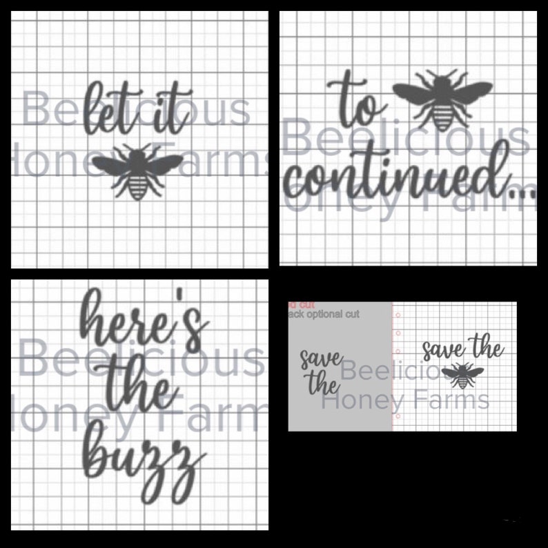 14 With Extras! Bee Themed Book Covers and Back (place to Add Your Logo ...