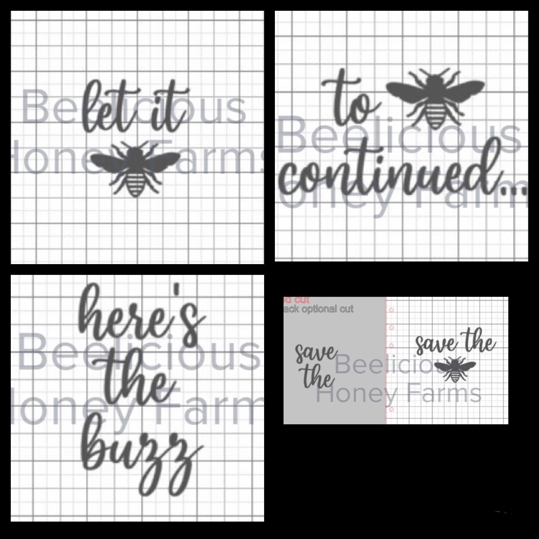 14 With Extras Bee Themed Book Covers and Back place to Add - Etsy