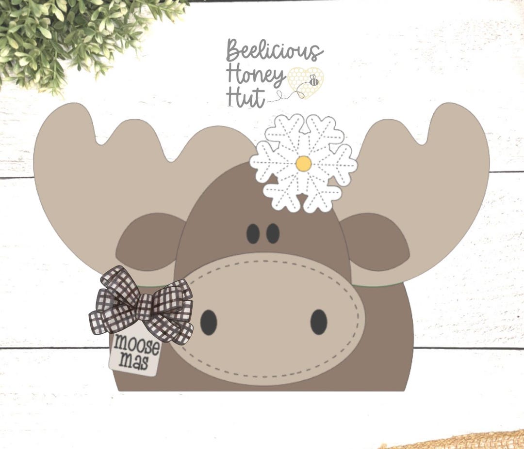 Tea Light Moose Shelf Sitter! Christmas, Snowflake, Moosemas, Heart ...