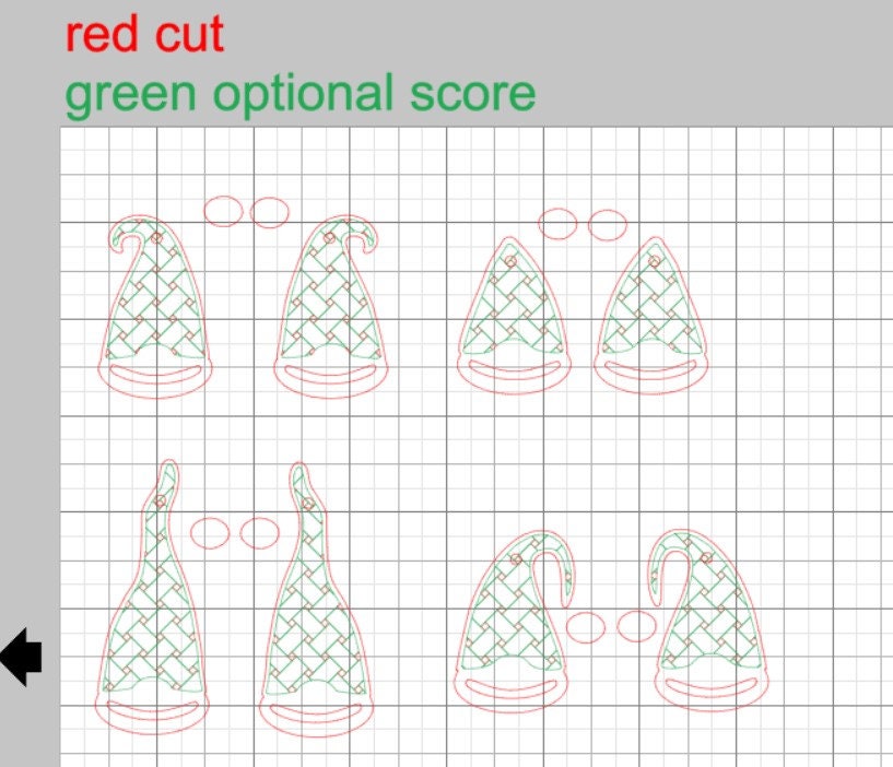 Weave Gnome Macrame Beard EARRINGS Score and Cut Cane | Etsy