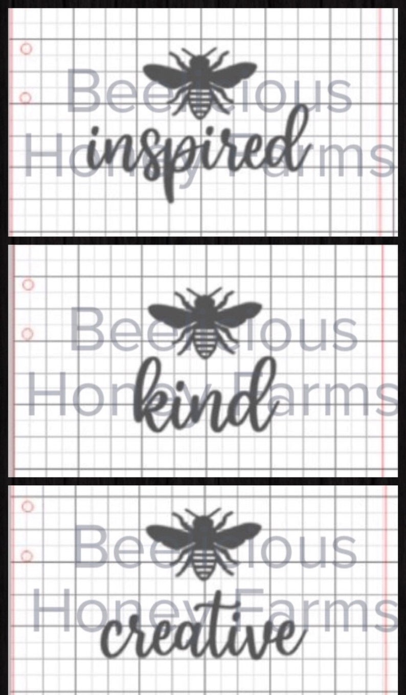 14 With Extras Bee Themed Book Covers and Back place to Add | Etsy