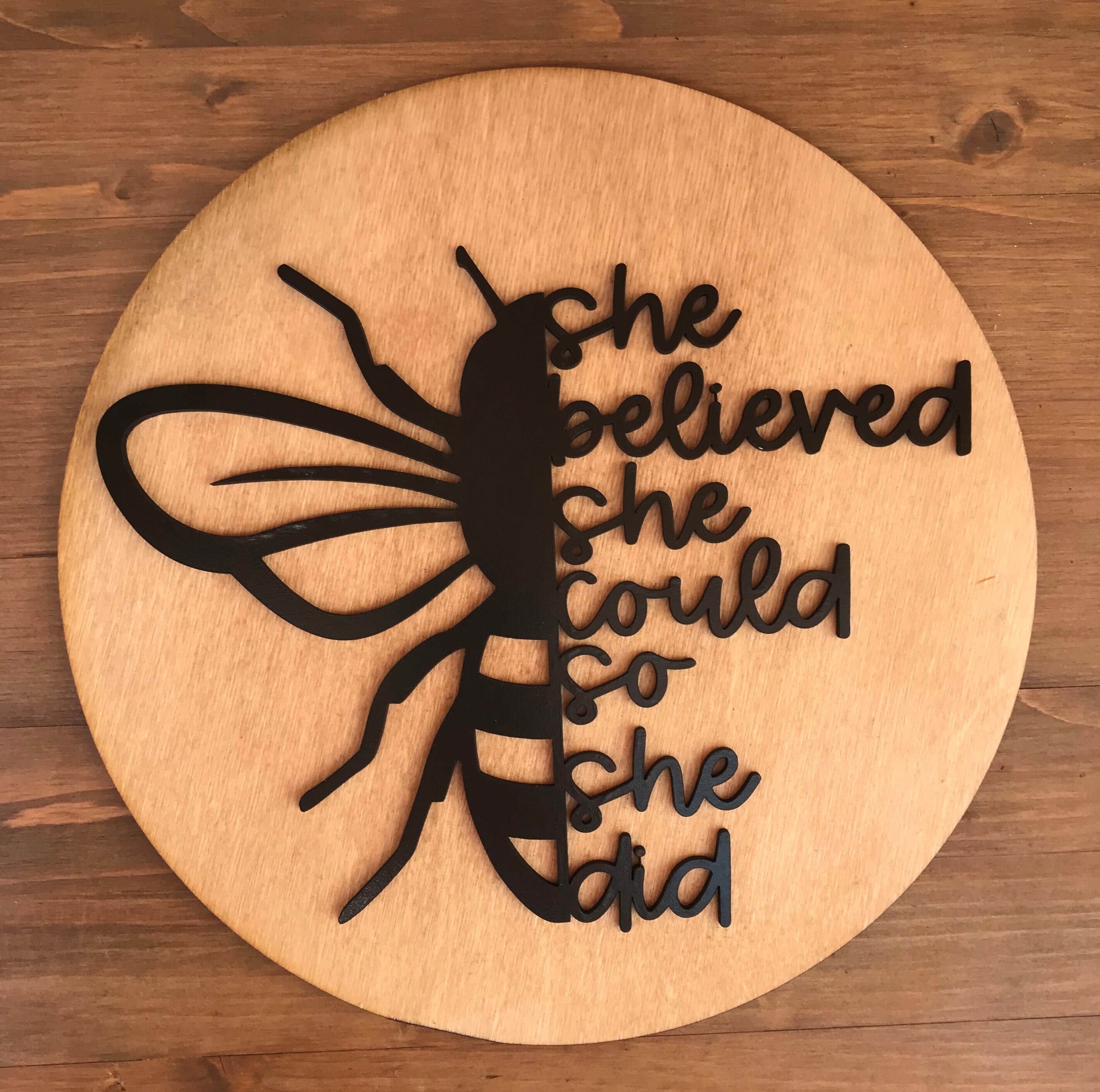 Half Bee Themed Sign Bundle, SVG Filestemplate Bundle Only ...