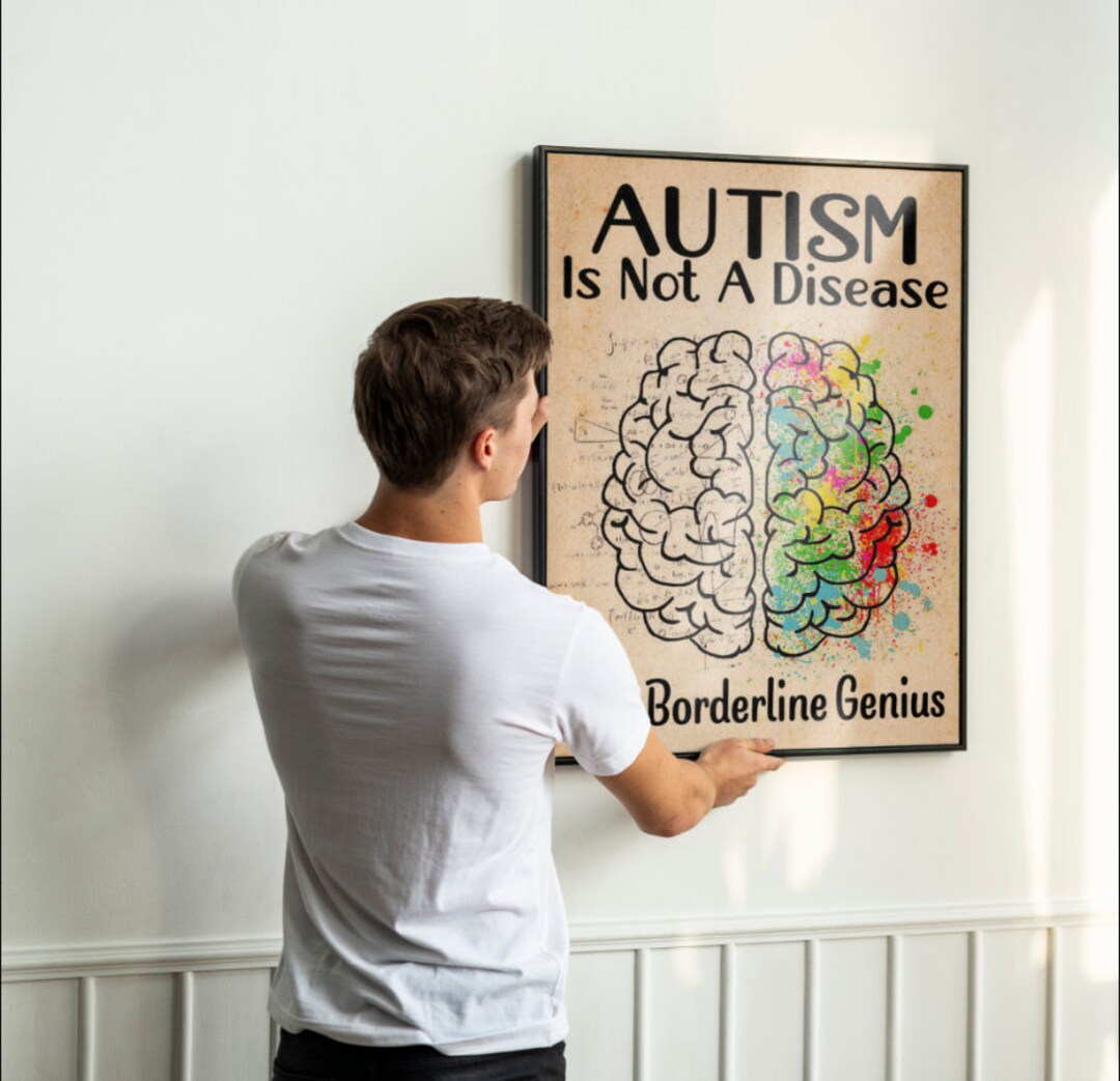 Autism Canvas Autism Wall Decor Autism Decor Autism is Not - Etsy