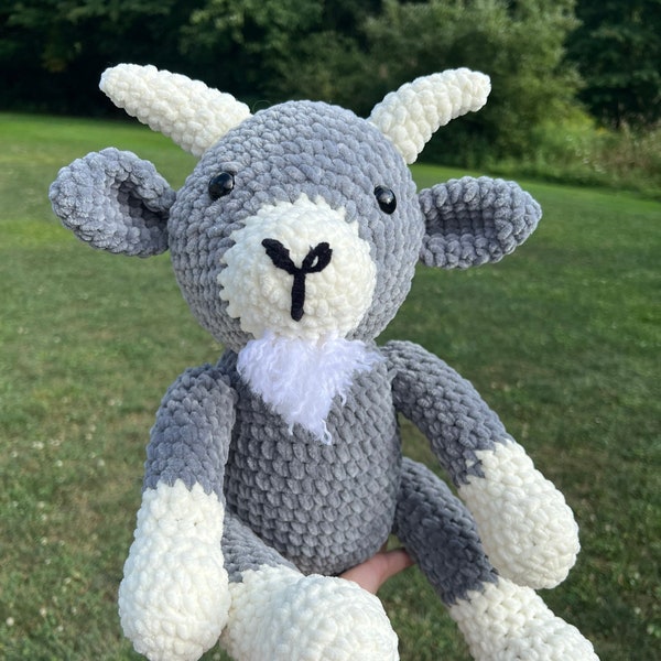 Crocheted Goat - Etsy