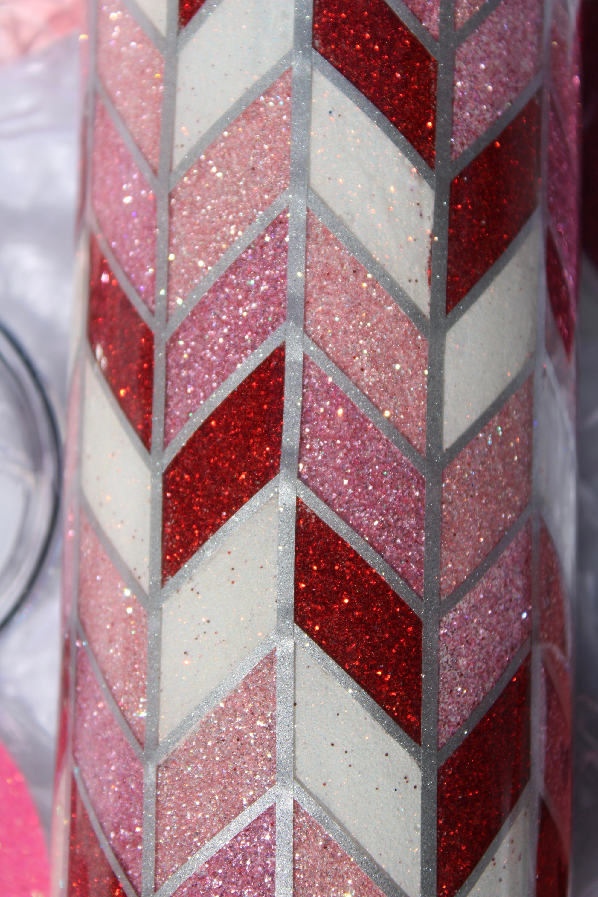 Pink Tangram Tumbler, Epoxy Tumbler, Glitter Tumbler, Custom Tumbler ...