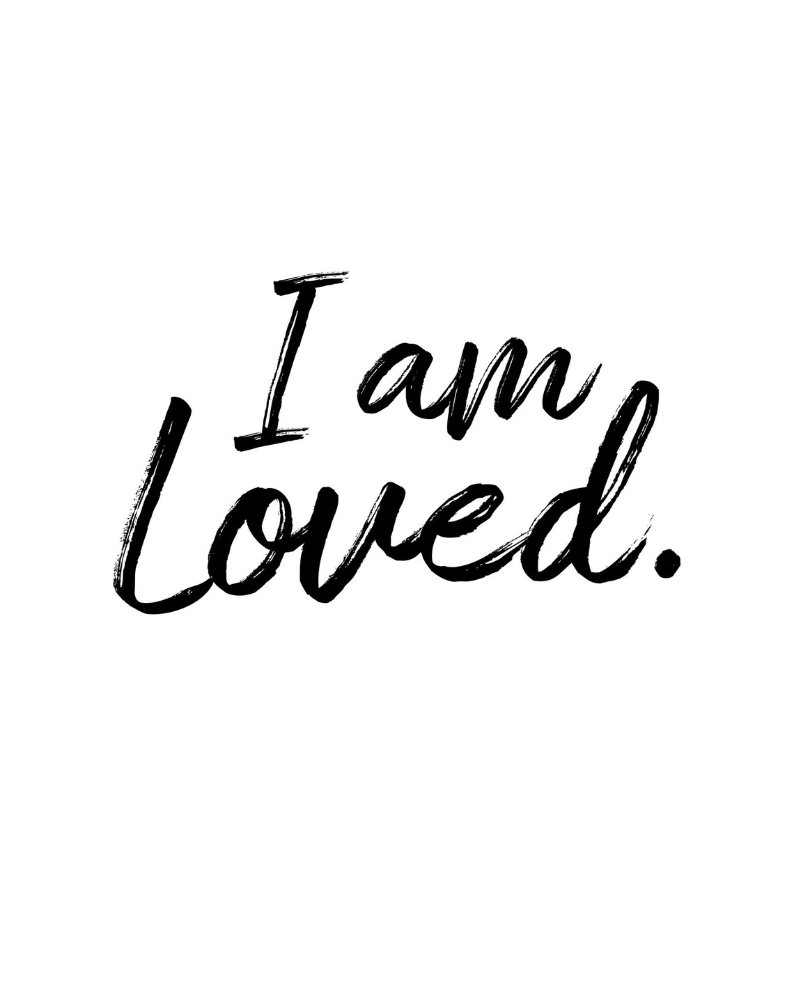 I Am Loved. Printable Download - Etsy