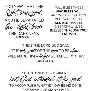 Genesis Bible Journaling Printable Download - Etsy