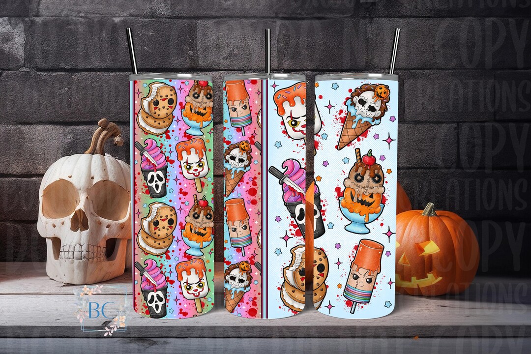 20oz Double Wall Insulated Tumbler - Custom Horror Popsicles - Etsy