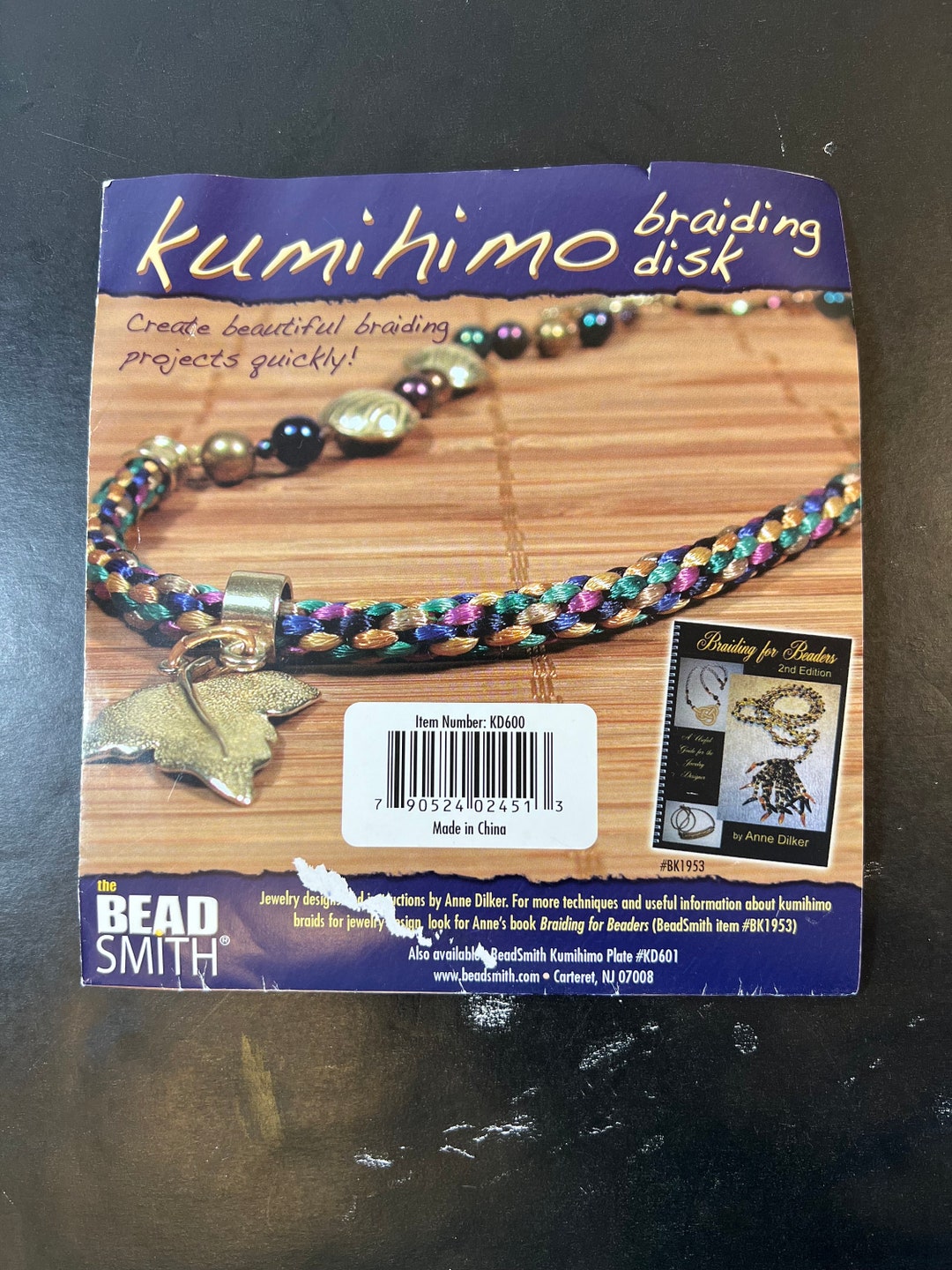 Kumihimo Braiding Disk Tool Kit for Round Braids - Etsy