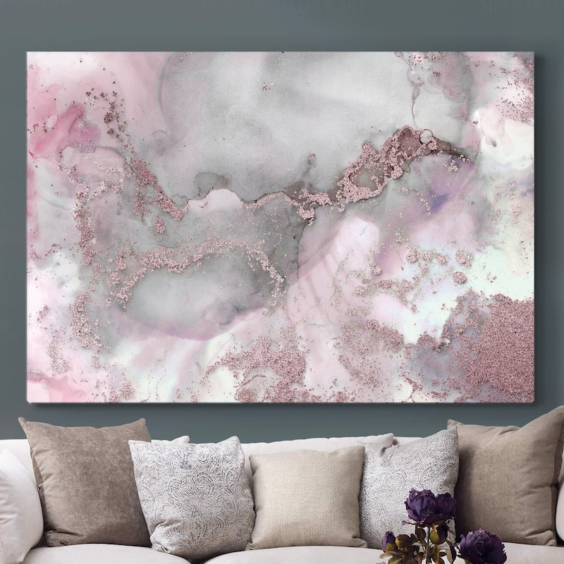 Pink Abstract - Etsy