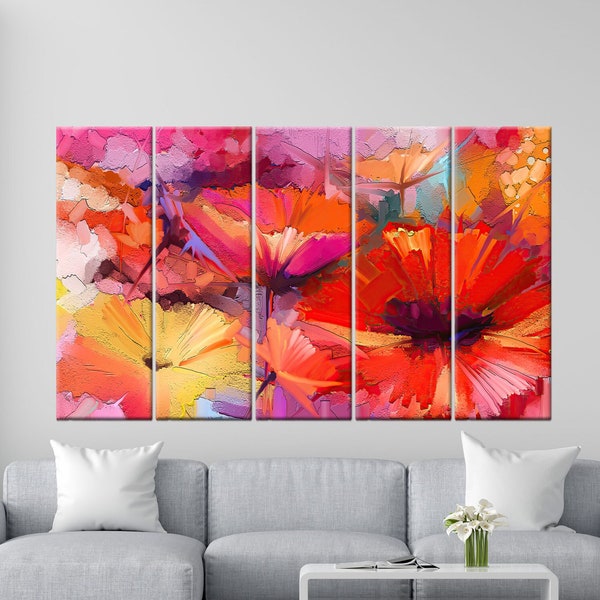 Warm Color Wall Art - Etsy