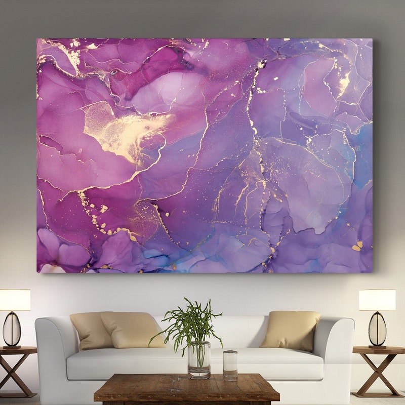 Purple Wall Art - Etsy