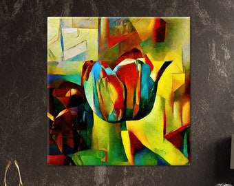 Cubism Flowers Art - Etsy